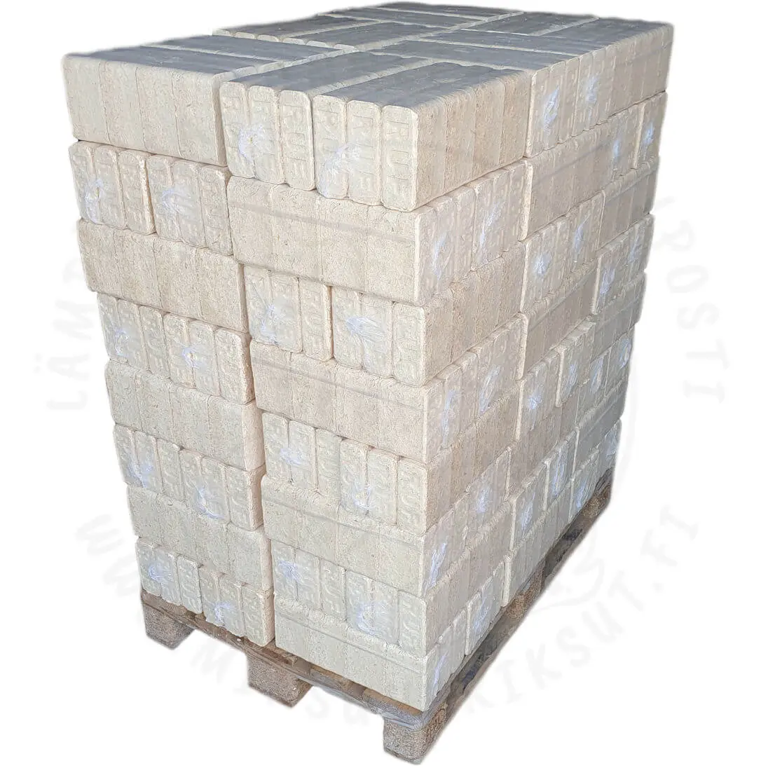Briketti LAVA VAALEA 960kg - Edulliset puubriketit suuriin tarpeisiin